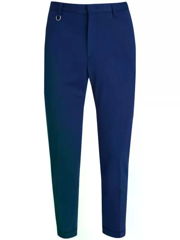 PAOLO PECORA Tapered Trousers - Blue