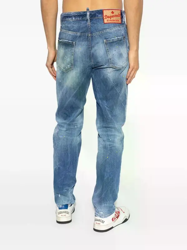Dsquared2 Cotton Tapered Jeans