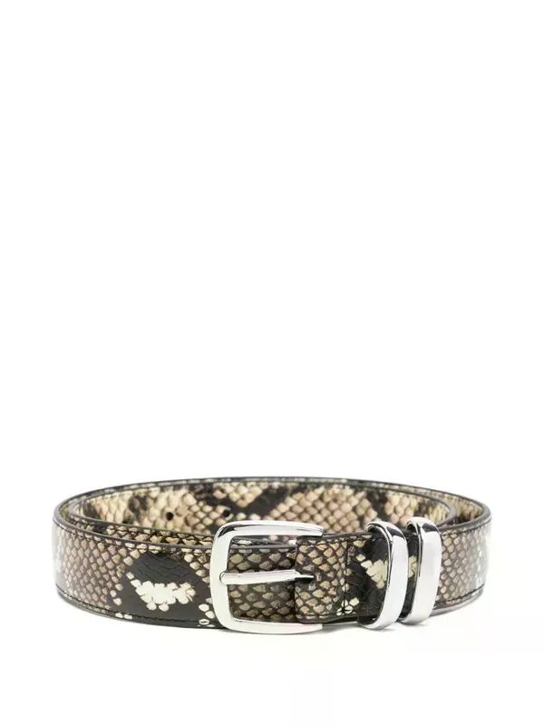 Senso Bessy Python Print Belt - Grey