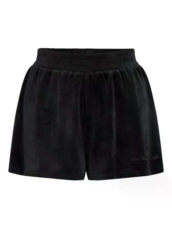 Karl Lagerfeld Velour Shorts
