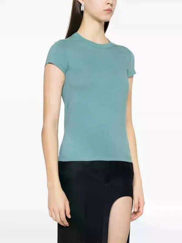 Rick Owens Level Cropped T-shirt - Blue