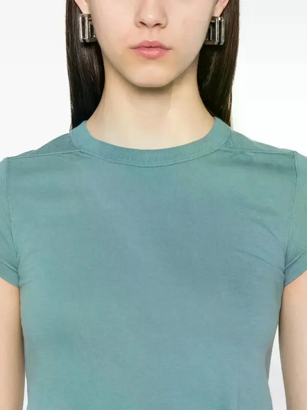 Rick Owens Level Cropped T-shirt - Blue