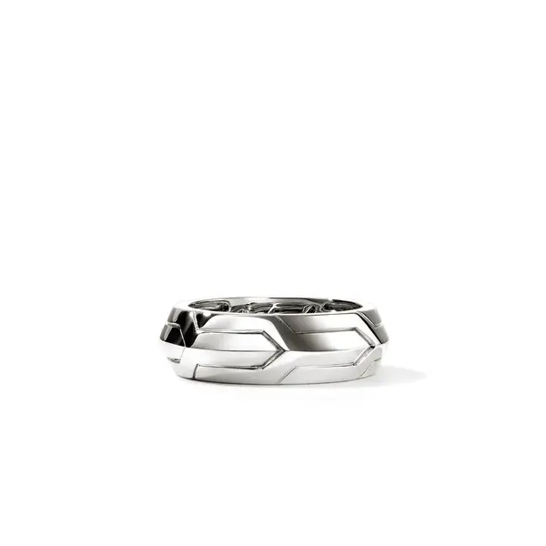 John Hardy Icon 50 7mm Band Ring - Sterling Silver