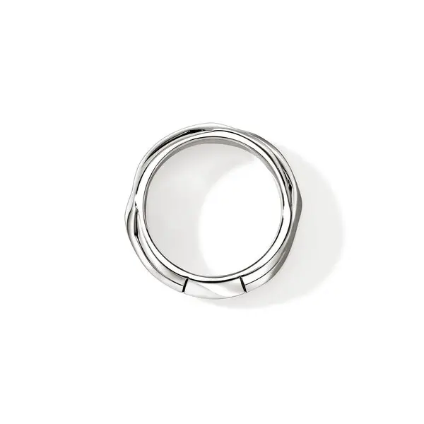 John Hardy Icon 50 7mm Band Ring - Sterling Silver