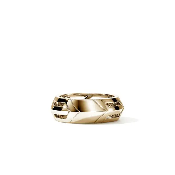 John Hardy 50mm Icon Band Ring In Reclaimed
