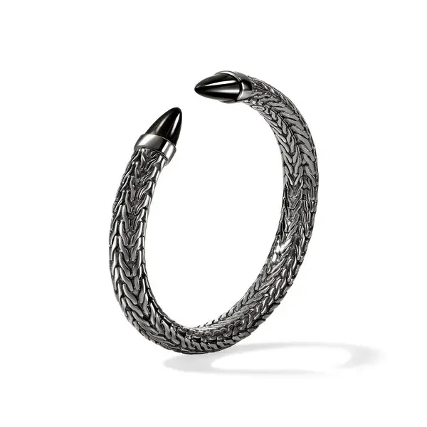 John Hardy Spear Flex Cuff With Black Onyx