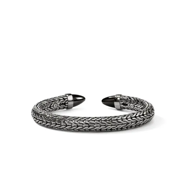John Hardy Spear Flex Cuff With Black Onyx