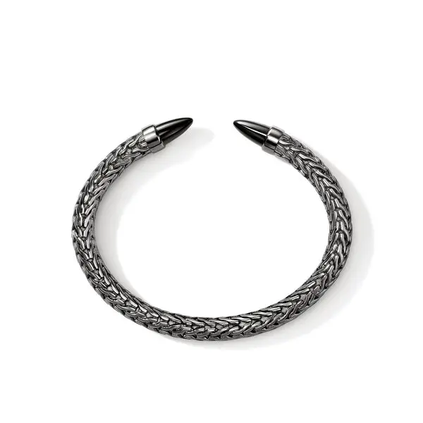 John Hardy Spear Flex Cuff With Black Onyx