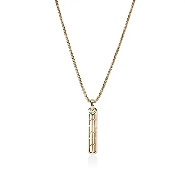 John Hardy Icon 50 Tag Necklace