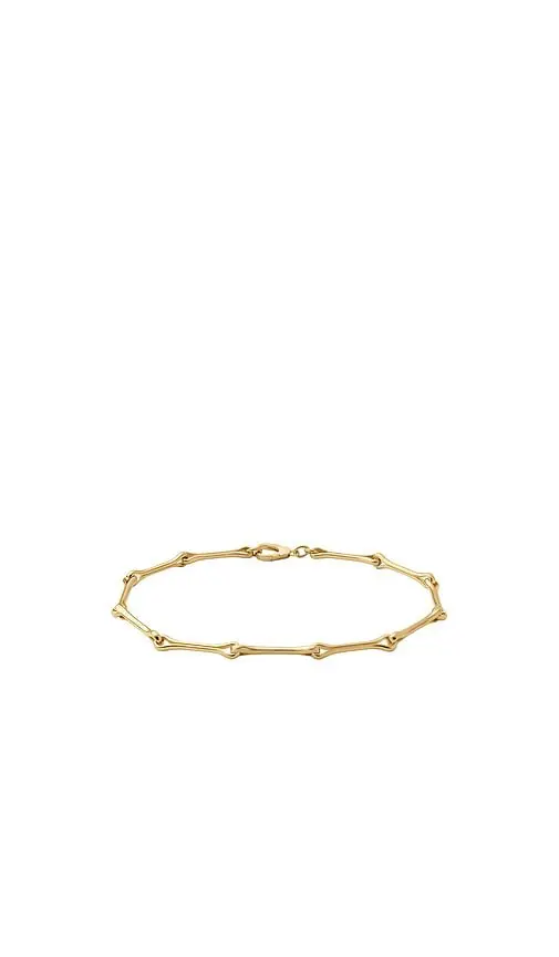 Miansai Rune Link Bracelet - Polished Gold