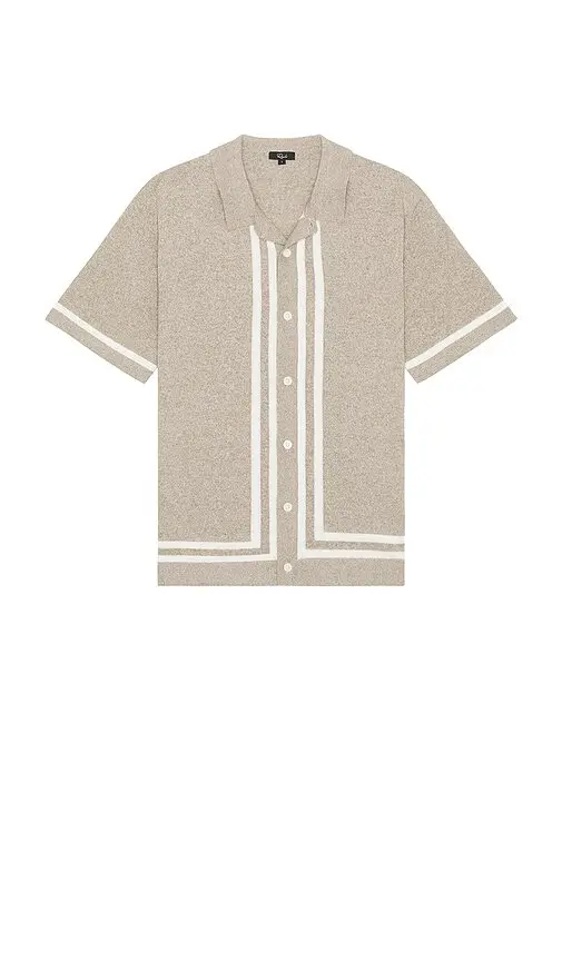 Rails Leo Button Down Shirt In Grey