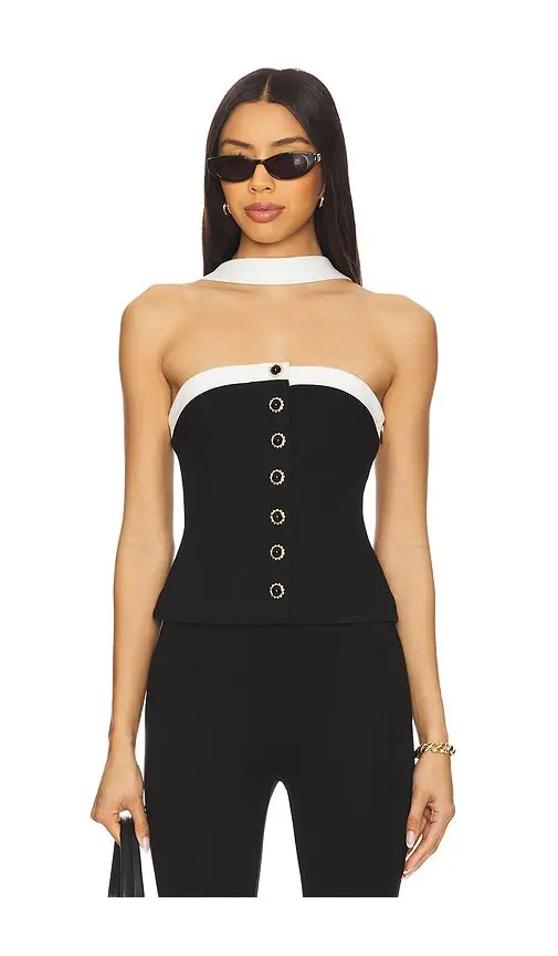 LOVERS AND FRIENDS Audrey Top - Black