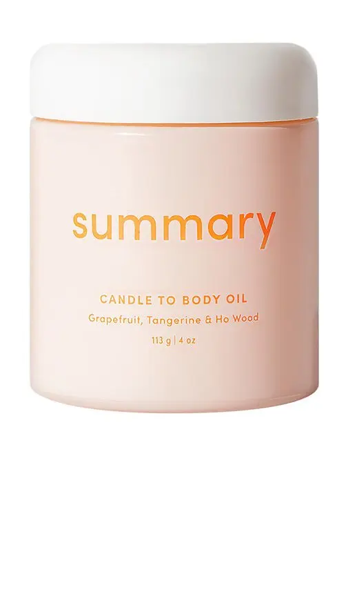 SUMMARY Candle To Bodyoil - N,a