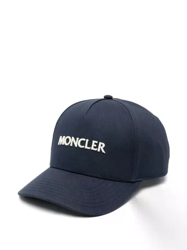 Moncler Embroidered Logo Cap - Blue