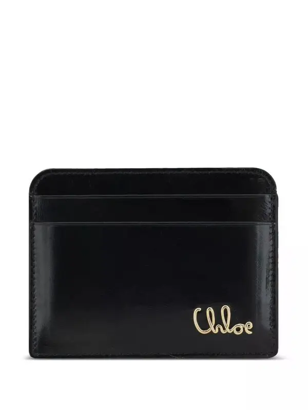Chloé Branded Wallet - Black