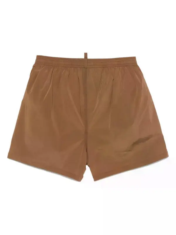 Dsquared2 Boxer Midi Swim Shorts - Brown