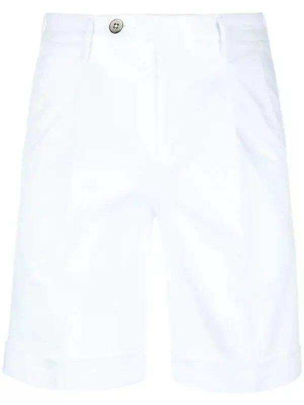 MICHAEL COAL Logo-patch Shorts - White