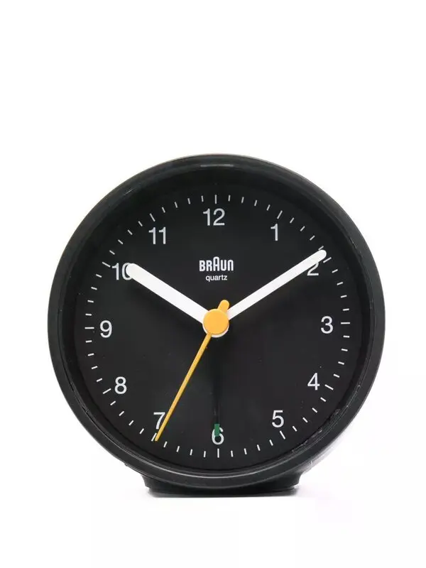 BRAUN WATCHES Classic Analogue Alarm Clock - Black