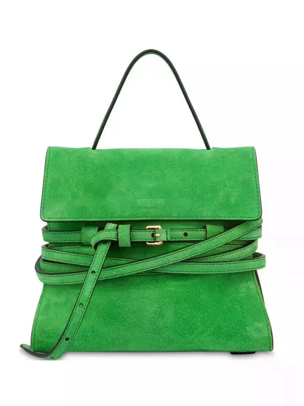 Moschino Belted Tote Bag - Green
