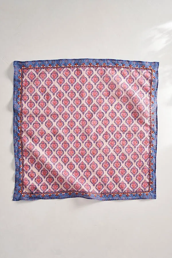 TERRAIN Embroidered Prt Bandana - Pink