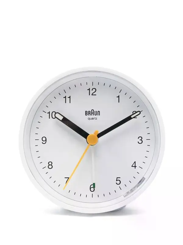BRAUN WATCHES Analogue Alarm Clock - White