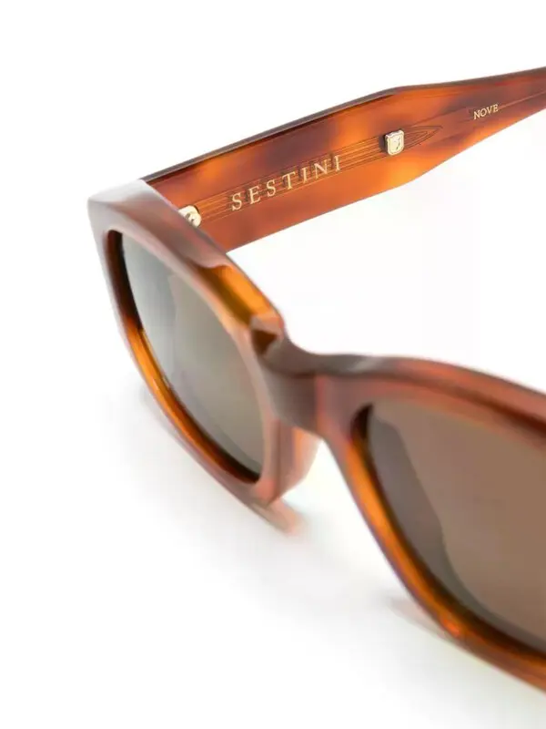 SESTINI EYEWEAR Nove Oval-frame Sunglasses