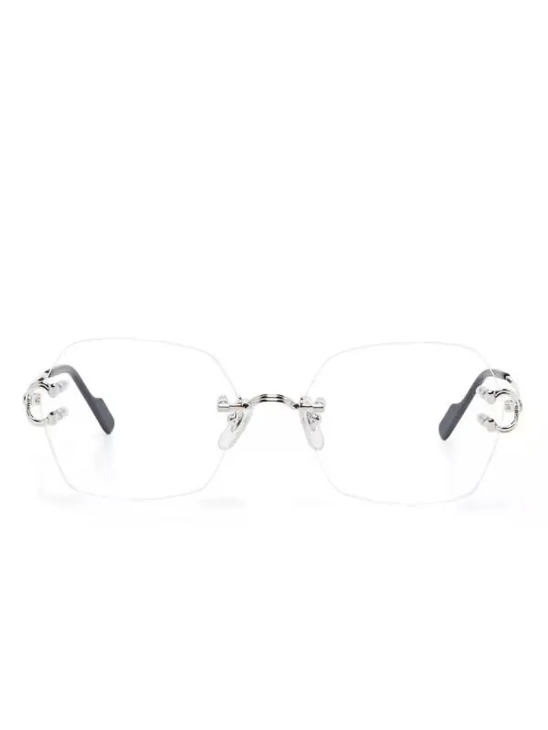 CARTIER Signature C De Glasses - Silver