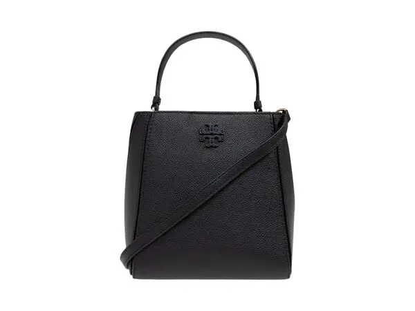 Tory Burch Mcgraw Bucket Bag - Black