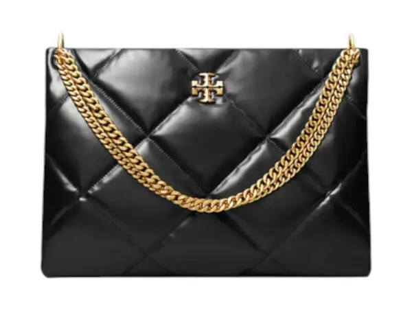 Tory Burch Kira Diamond Quilt Satchel - Black