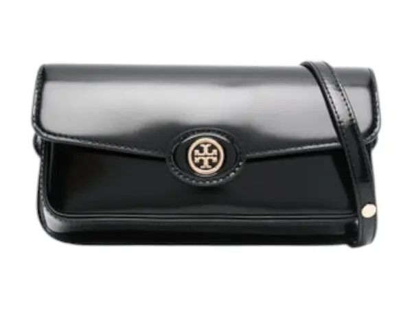Tory Burch Robinson Spazzolato Rectangular Shoulder Bag