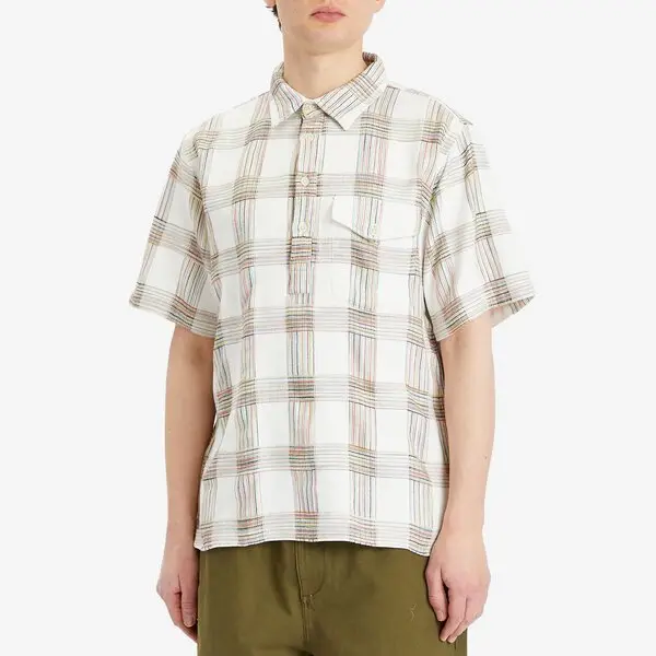 DUBBLEWARE Dobby Check Pullover Shirt