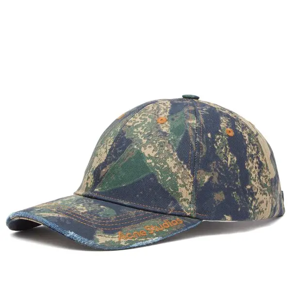 Acne Studios Carliy Mossy Oak Cap - Brown