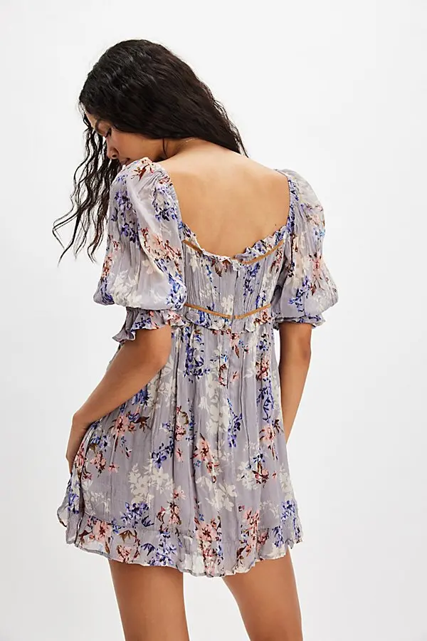 knee length dresses for ladies Free People Remino Eyelet Mini Dress – Josie's Boutique main image 1