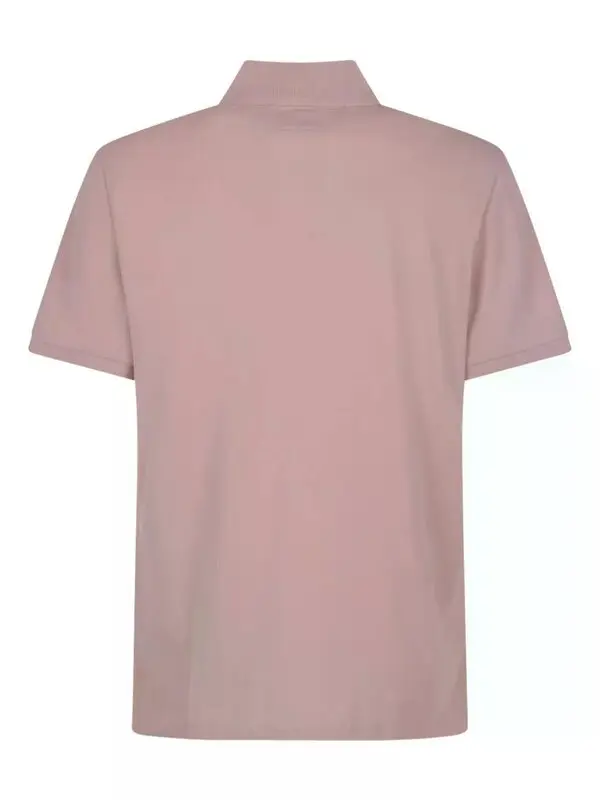 C.P. COMPANY Logo-patch Polo Shirt - Pink