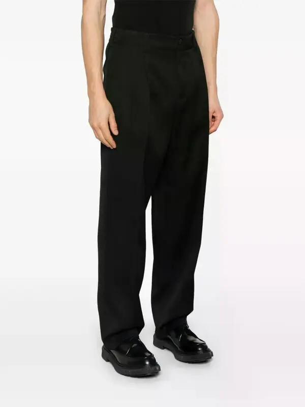 GOLDEN GOOSE Virgin Wool Trousers - Black