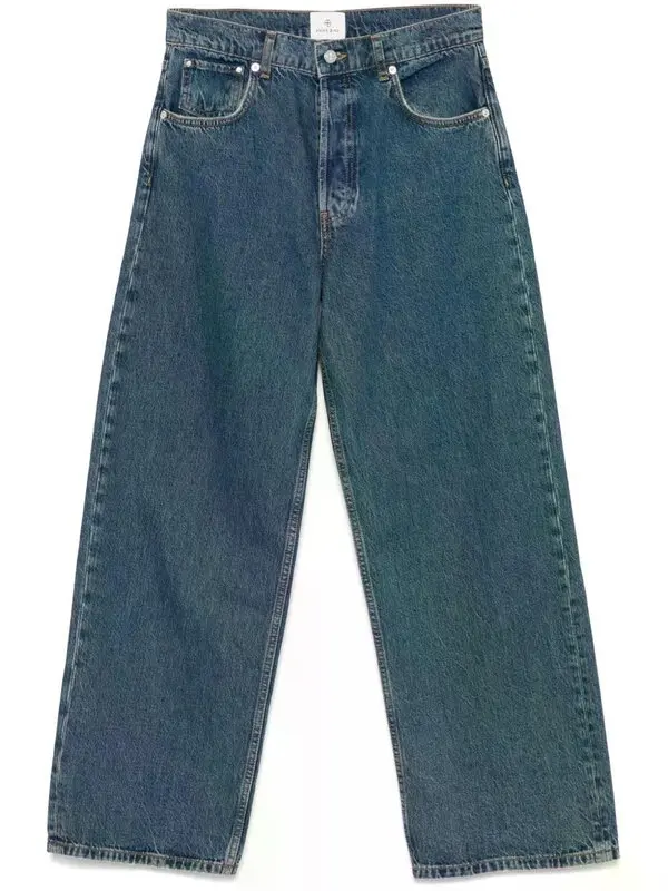 ANINE BING Straight Leg Jeans - Blue