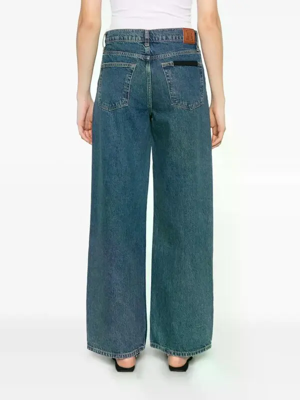 ANINE BING Straight Leg Jeans - Blue