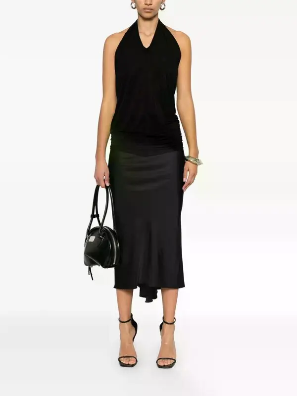 Rick Owens Bias Midi Skirt - Black