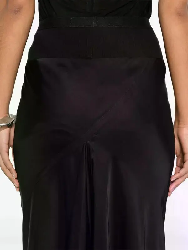 Rick Owens Bias Midi Skirt - Black