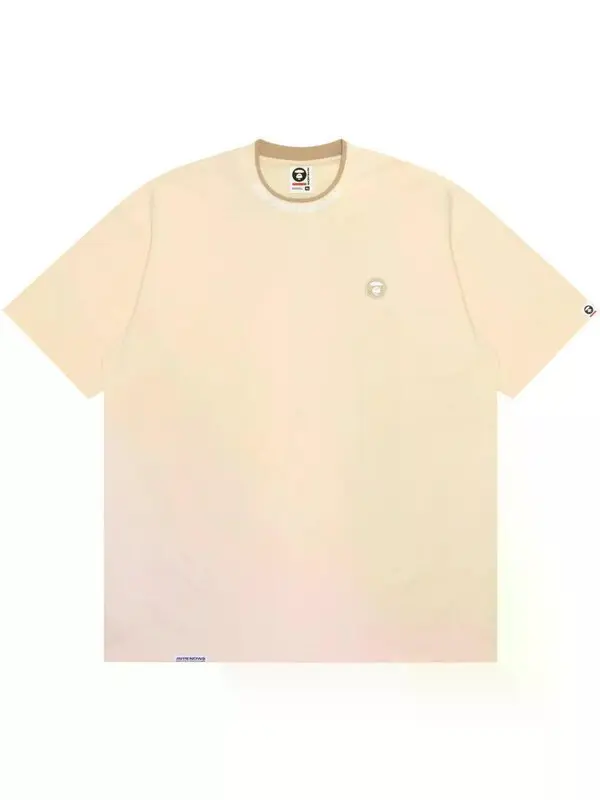 AAPE BY *A BATHING APE Rubberised Logo-detail T-shirt