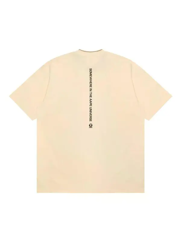 AAPE BY *A BATHING APE Rubberised Logo-detail T-shirt