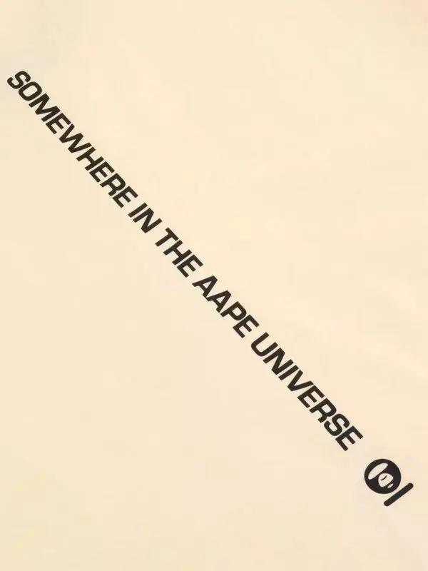 AAPE BY *A BATHING APE Rubberised Logo-detail T-shirt