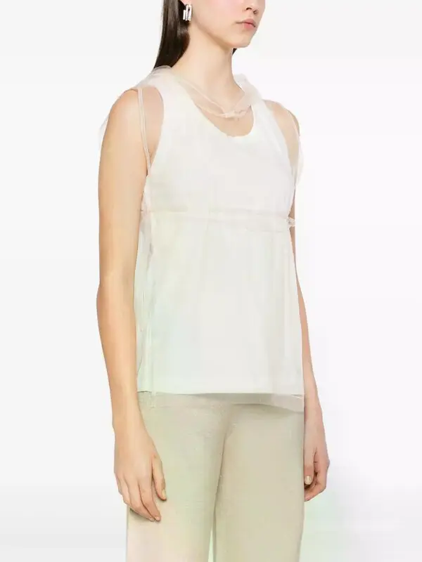 Fabiana Filippi Sheer-layer Tank Top