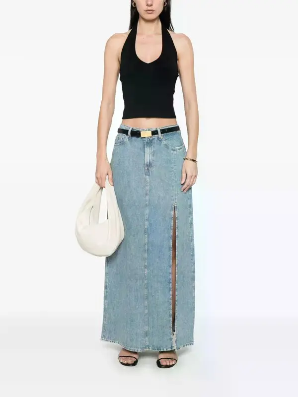 7 For All Mankind Maxi Denim Skirt