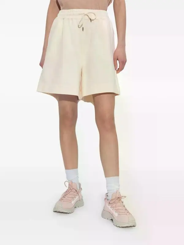 Moncler Cotton Shorts - Neutrals