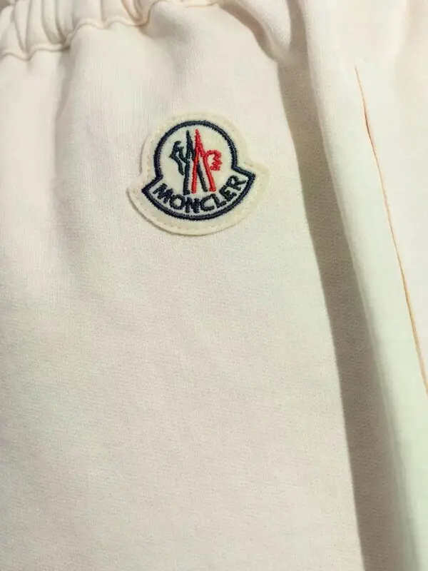 Moncler Cotton Shorts - Neutrals