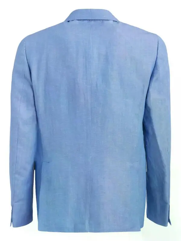 Brian Dales Single-breasted Blazer - Blue
