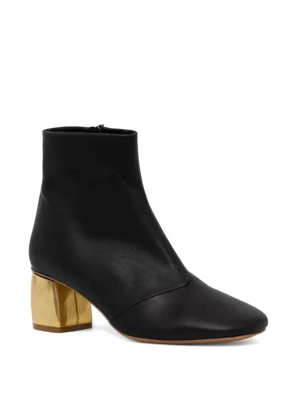 FORTE_FORTE 55mm Leather Ankle Boots - Black