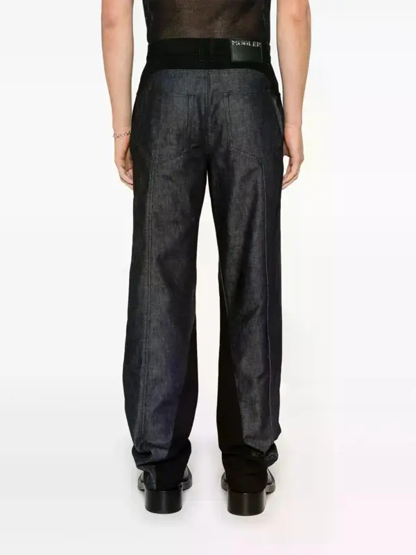 MUGLER Straight-leg Jeans - Blue