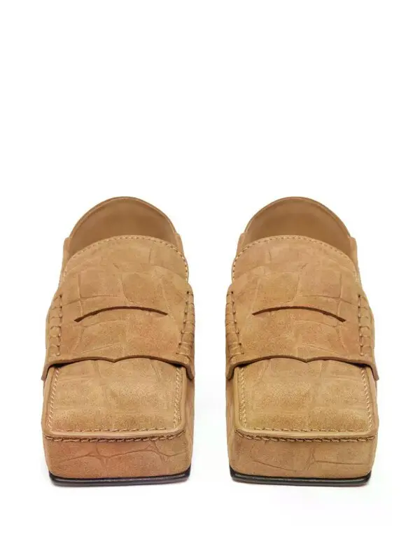 Jacquemus Le Carré Loafers - Brown